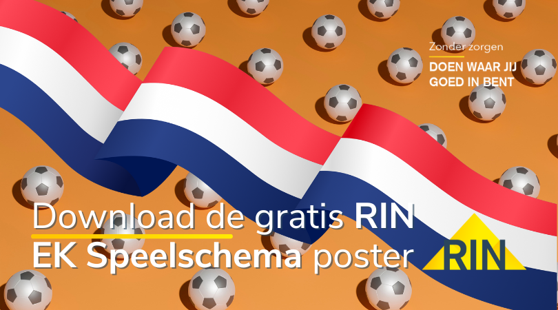 De RIN EK Speelschema poster! - RIN